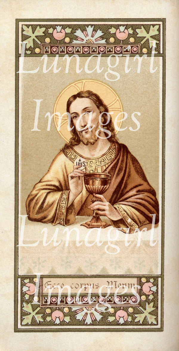 Victorian Religious Images, Religious Ephemera, digital art – Lunagirl